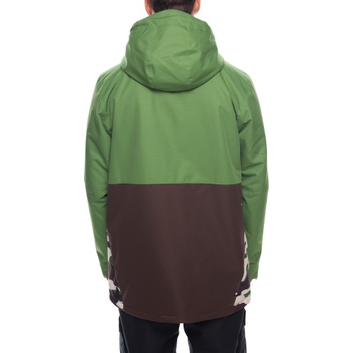 686 Foundation Insulated Jacket Camp Green Colorblock | Chaqueta de ...